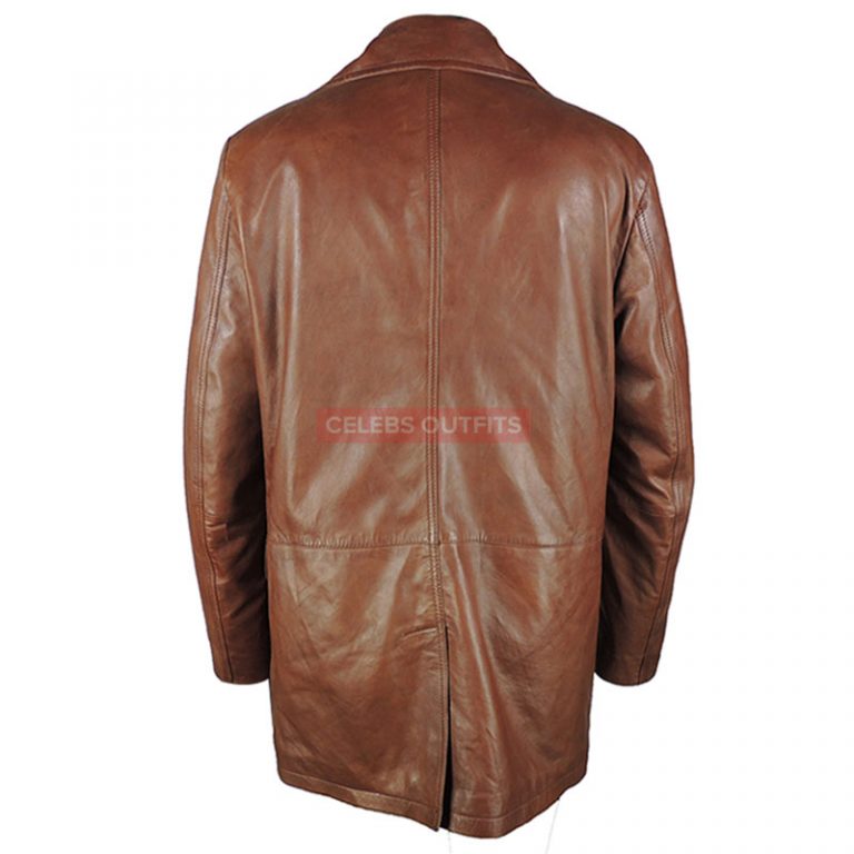Donnie Brasco Johnny Depp Brown Leather Jacket