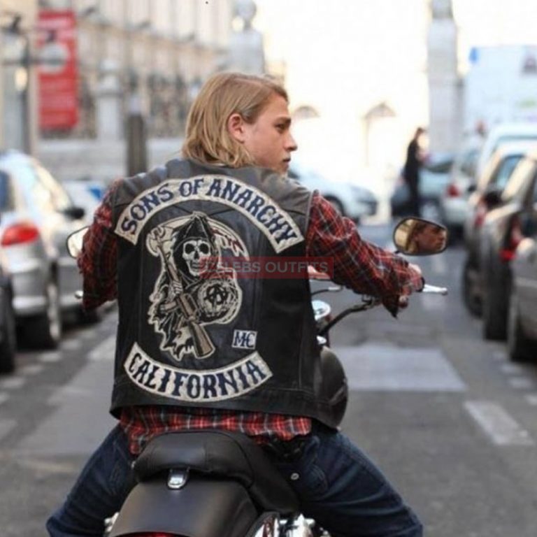 JAX TELLER SONS OF ANARCHY VEST WITH PATCHES
