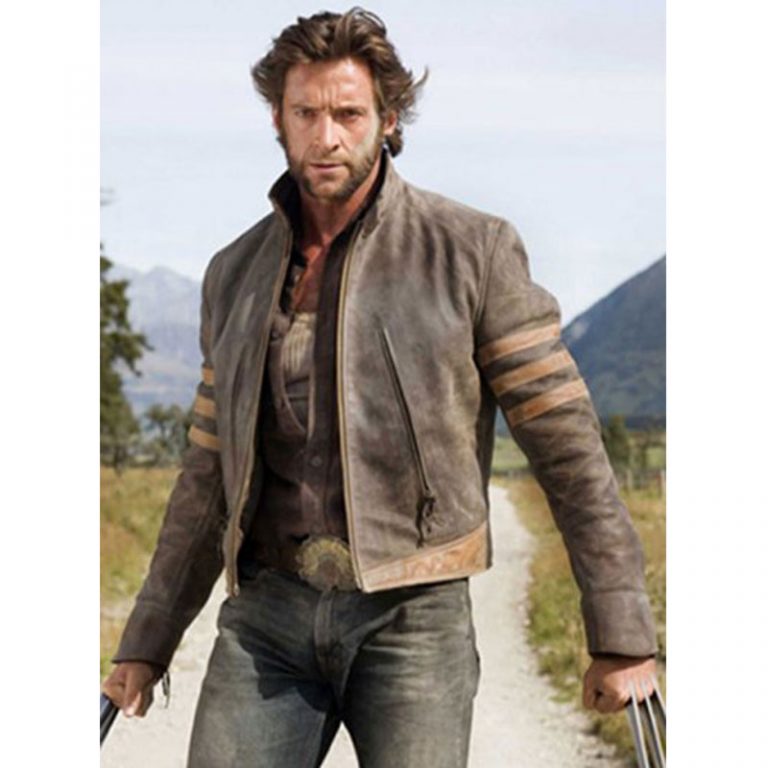 X-Men Wolverine Brown Leather Jacket | Celebs Outfits