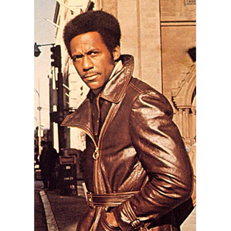 John Shaft 1971 Black Jacket | Celebs Outfits Store