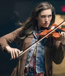 The Flash 4 Izzy Bowin Leather Coat | Celebs Outfits