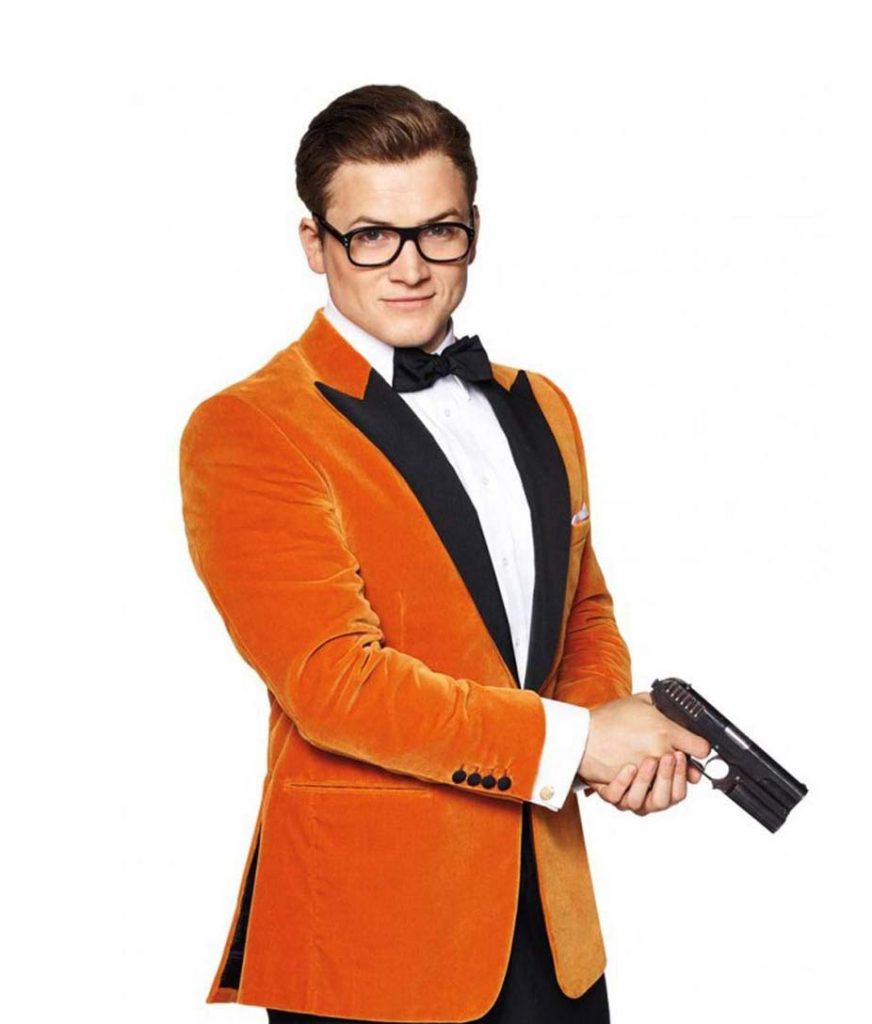 Kingsman The Golden Circle Eggsy Suit | Celebs Outfits